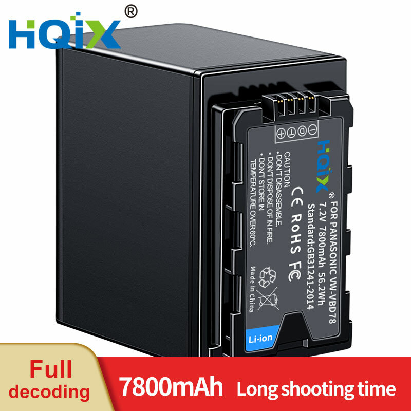 HQIX для Panasoinc AJ-PX298MC PX280MC HC-MDH3 MDH2 X20 UPX360MC X2 камера VW-VBD78 зарядное устройство Аккумулятор