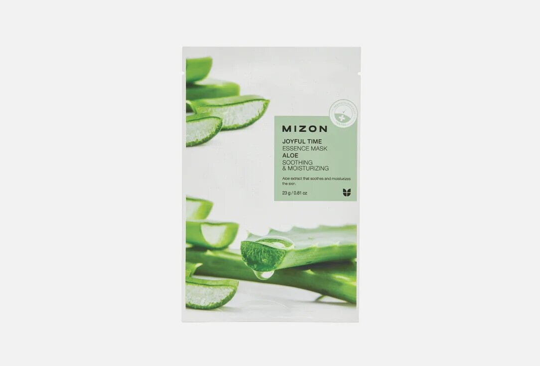 Mizon Joyful Time Essence Mask Aloe Тканевая маска 23г