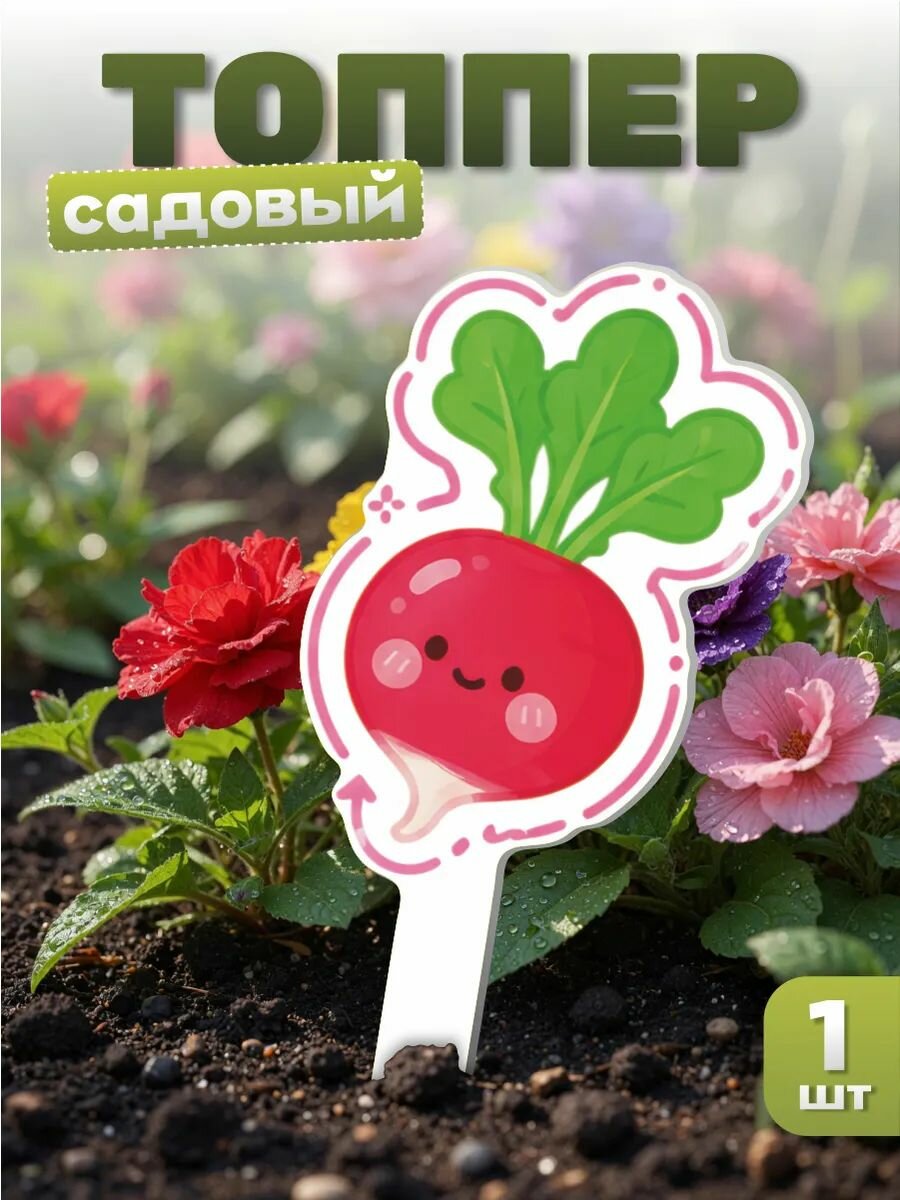 Садовые фигурки для дачи овощи Редис