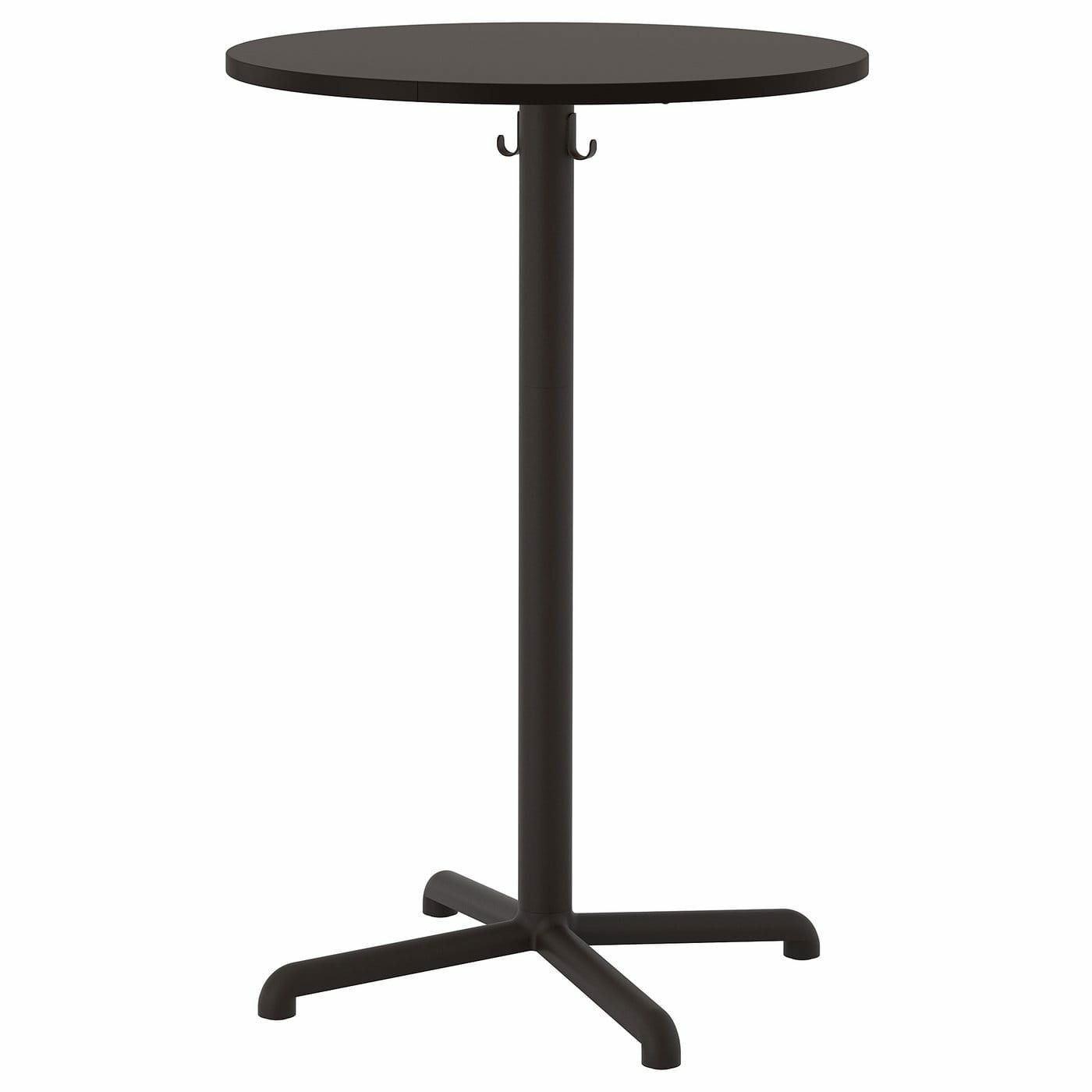 Приставной столик IKEA STENSELE, антрацит, 70 см 092.882.24