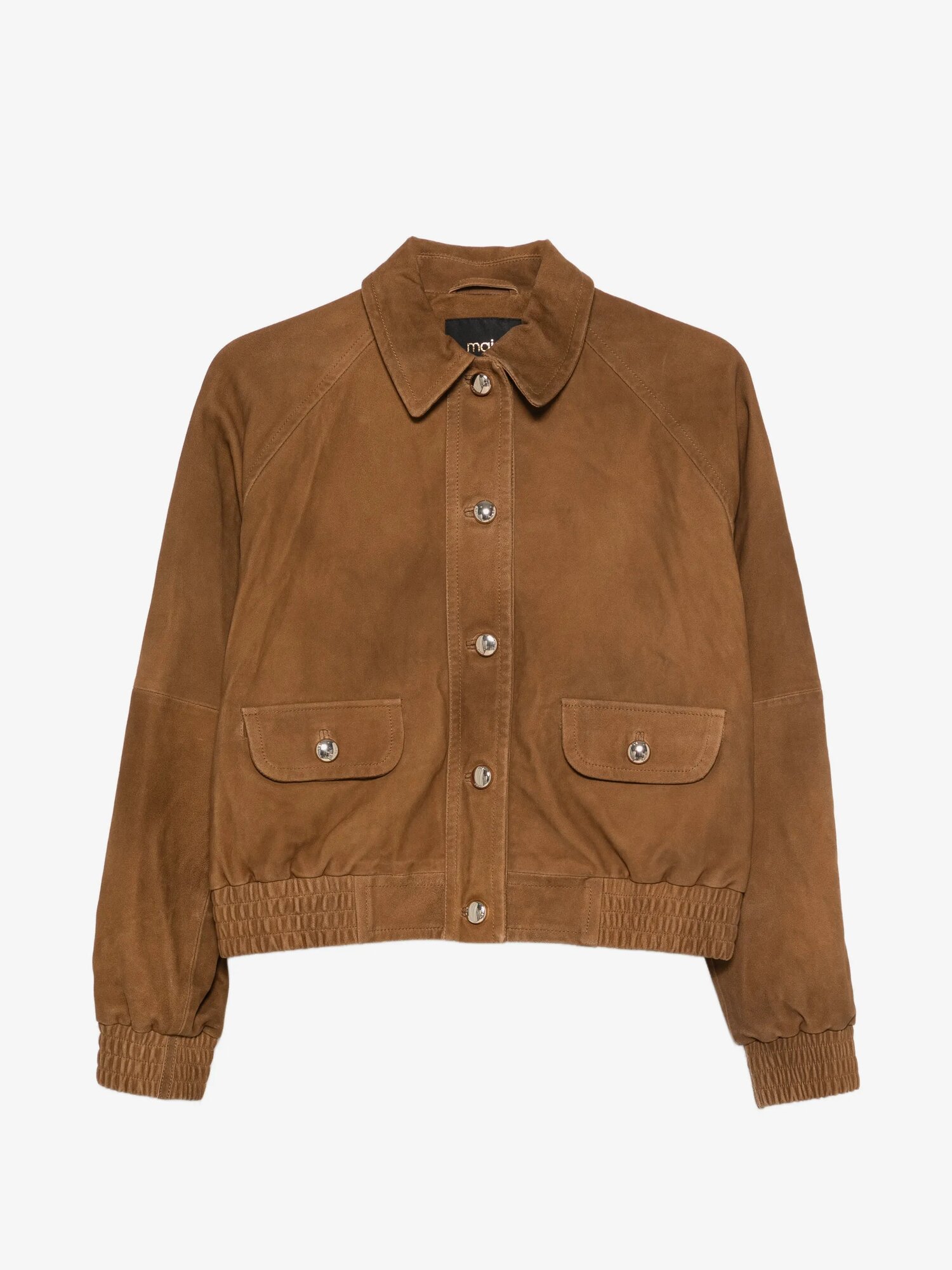 Куртка Button flap-pocket leather jacket