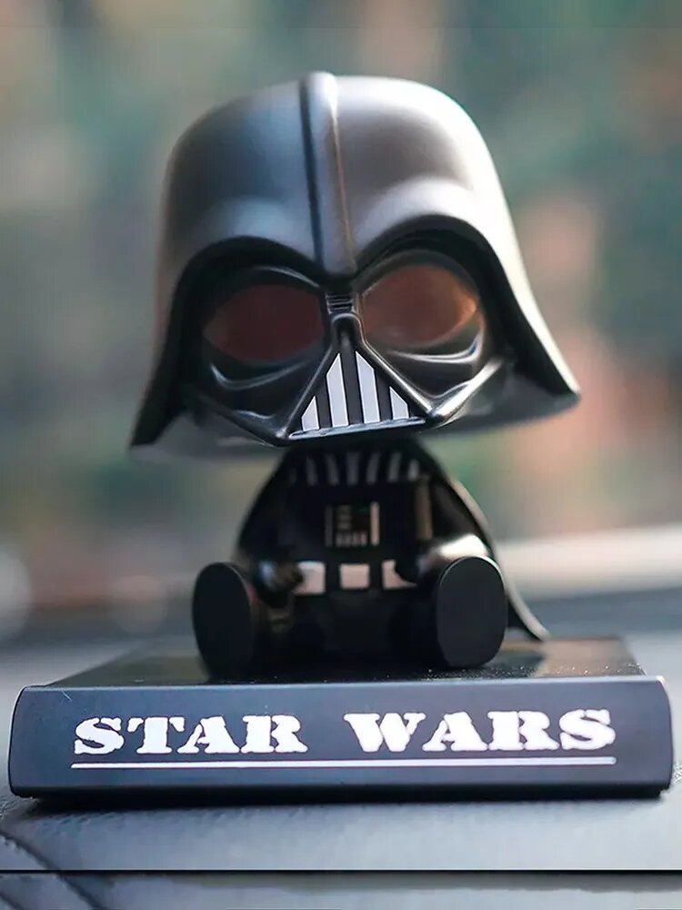 Игрушка в салон автомобиля Дарт Вейдер Star Wars, Винил, Черный матовый