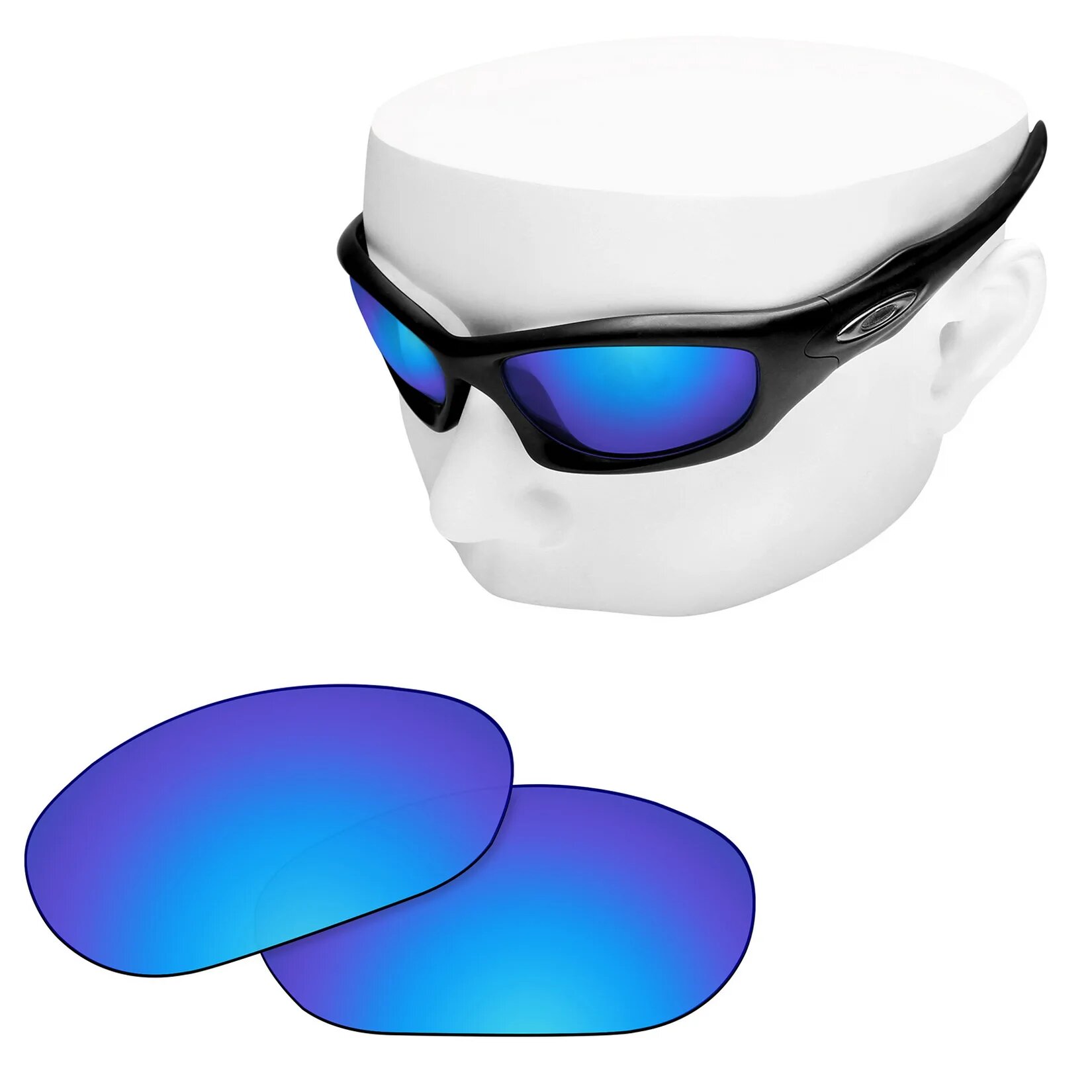 Сменные линзы Oakley Monster Dog, Blue Non-Polarized