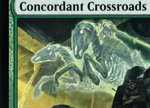 Коллекционная карта Magic: The Gathering "Concordant Crossroads" Holo 467 SLD