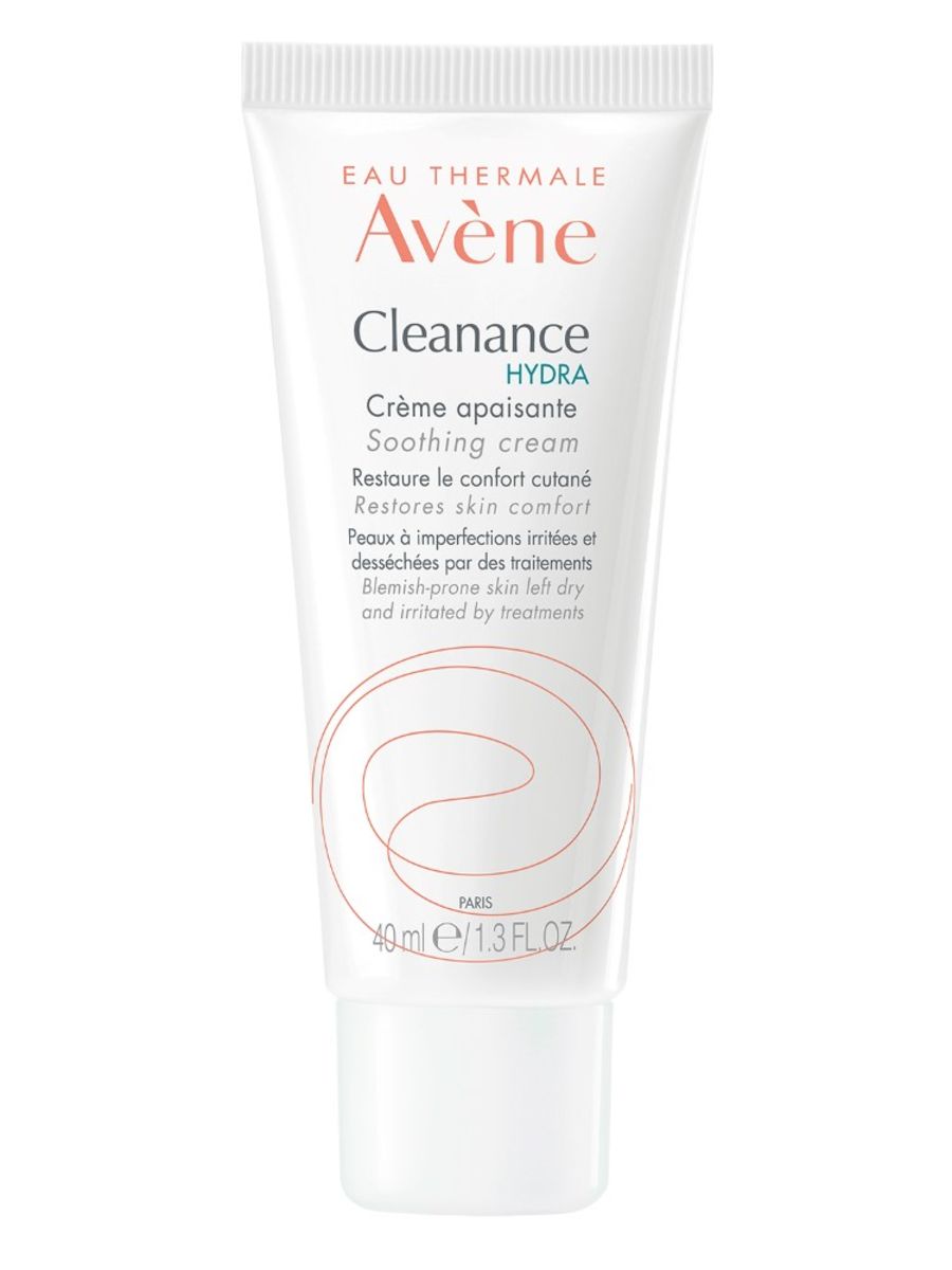 Avene Клинанс Гидра Успокаивающий крем для пересушенной проблемной кожи Cleanance Hydra Sooting, 40 мл