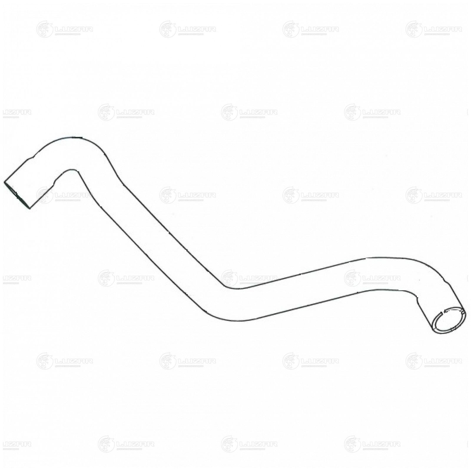Патрубок охлаждения, для Форд Фокус III 2010- 1.6i oem 1684921, 1695755 арт LPK10751
