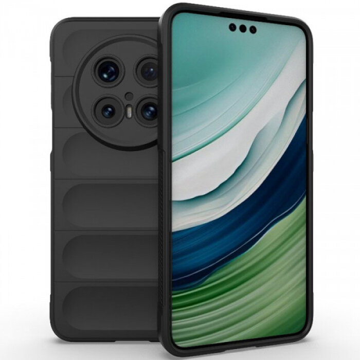 Flex Silicone Противоударный чехол для Huawei Mate 70 Pro / 70 Pro Plus с защитой камеры и микрофиброй