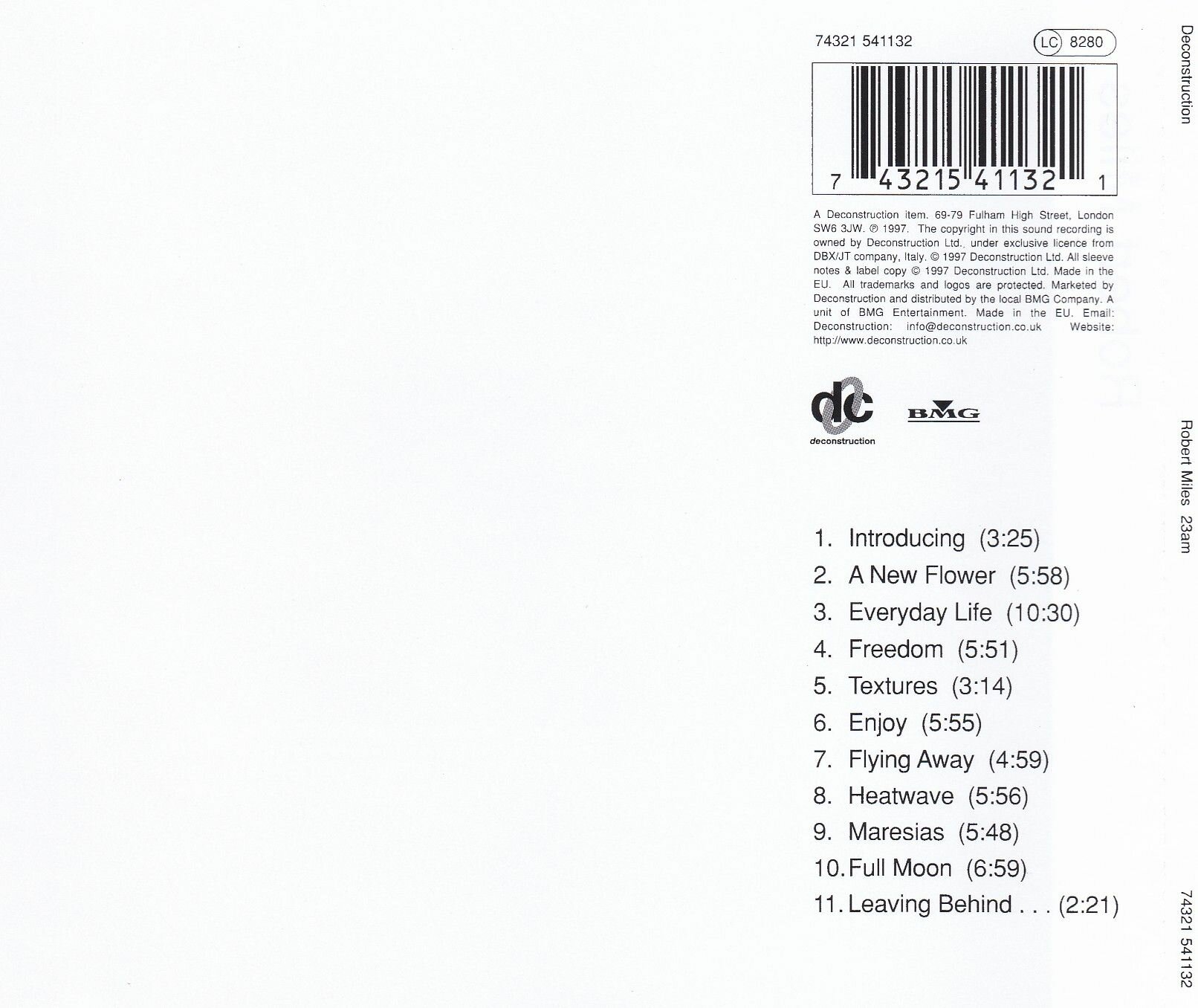 Robert Miles - 23am, 1997, 4-page, CD-Аудио — фото 1
