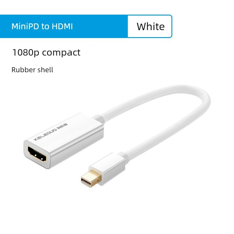 Кабель-переходник Koledo Thunderbolt 2 miniDP на HDMI DP8K, подходит для ноутбуков Apple MacBook, Microsoft Surface