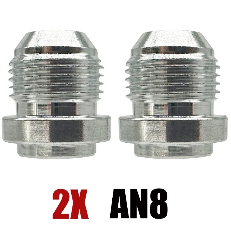 2x AN8 Прямой фитинг для шлангов