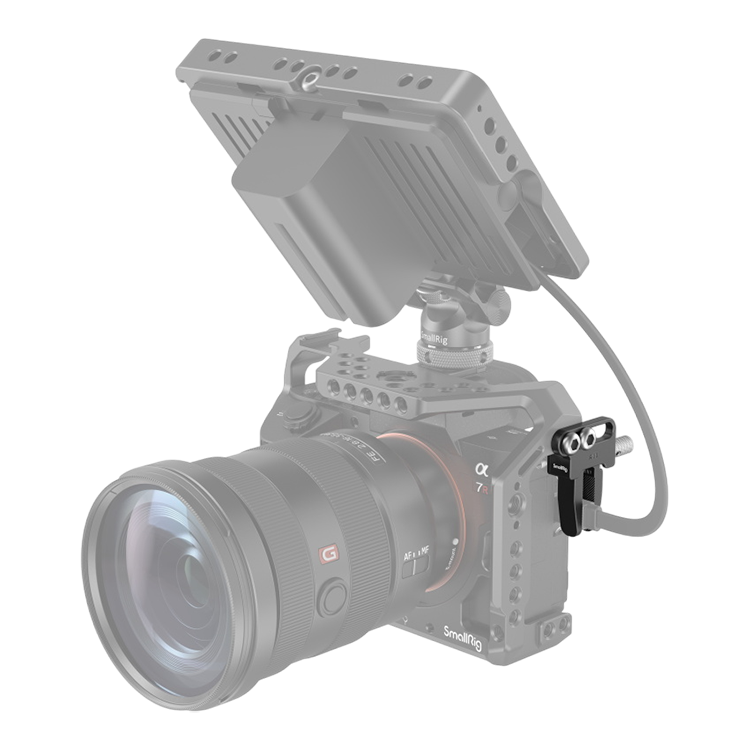 Зажим HDMI кабеля SmallRig 3637, универсальный алюминиевый зажим — фото 1