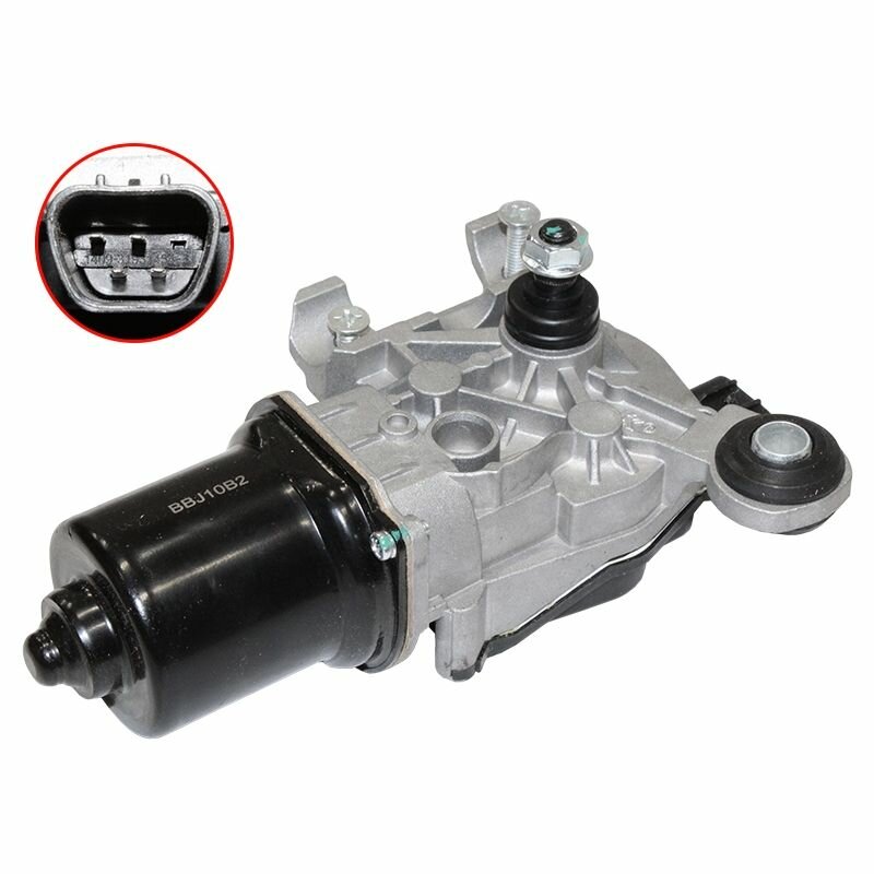 Мотор трапеции стеклоочистителя SAT ST-299-0007 Nissan Qashqai 13-22 / X-Trail 13-22 LHD