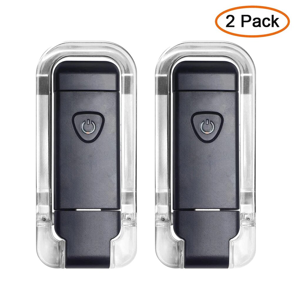 USB лампа для чтения, черный, 2 шт.