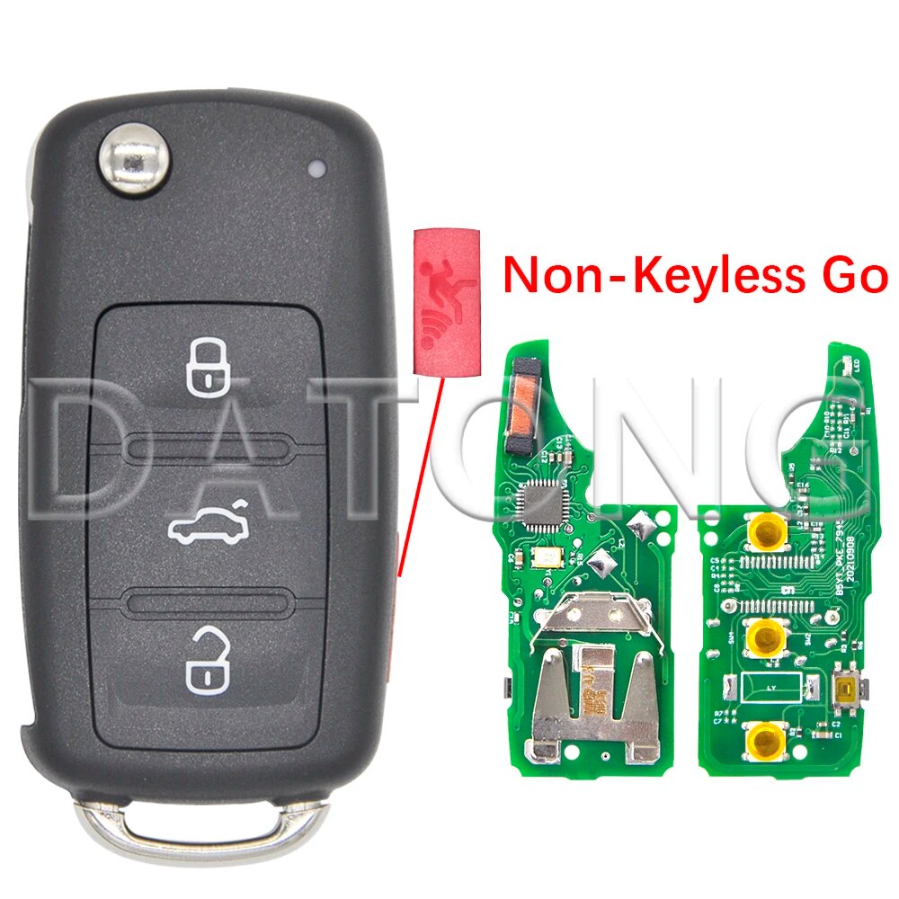Автомобильный ключ дистанционного управления Datong World для VW Volkswagen Passat Non-Keyless Go