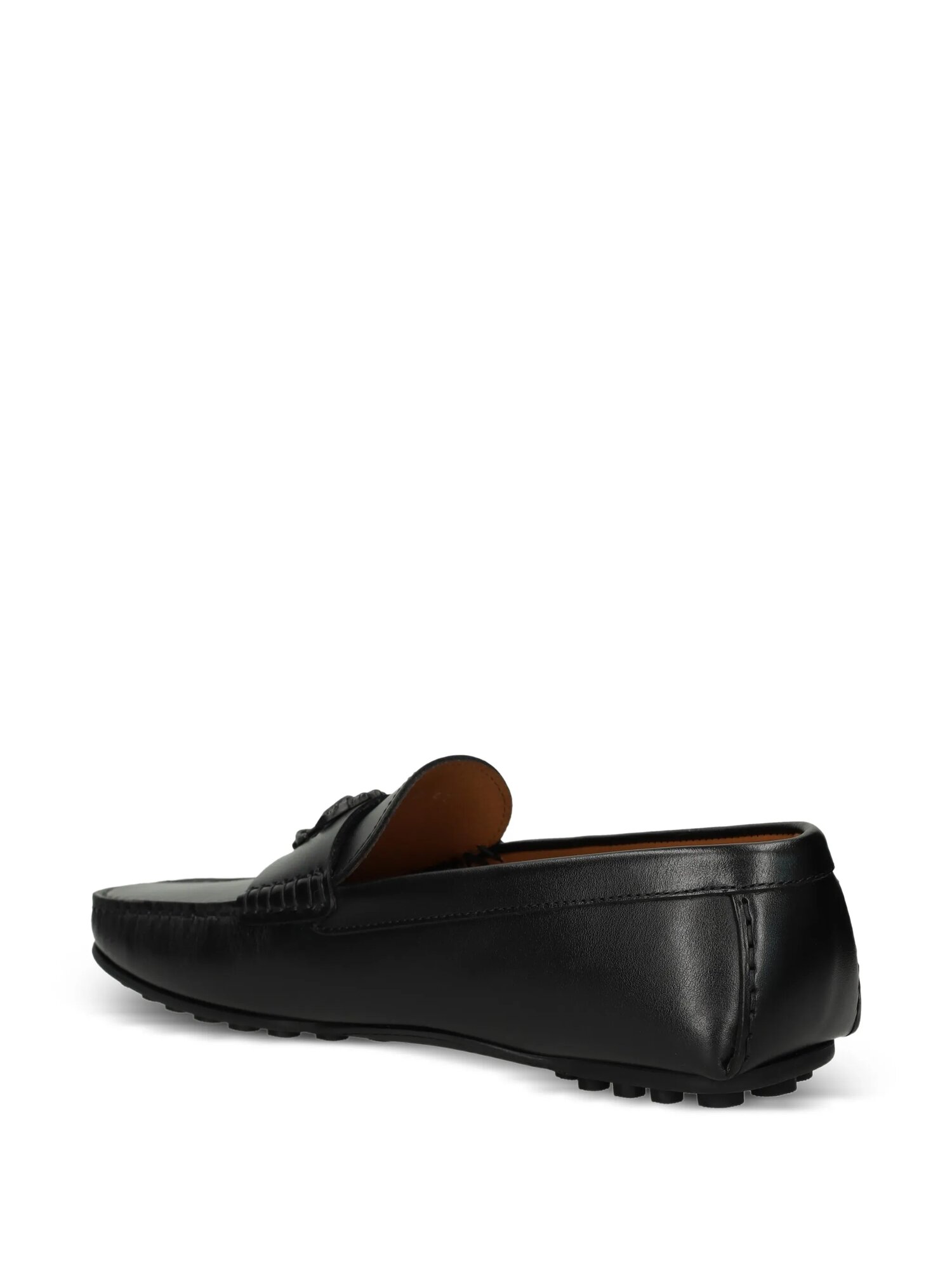 Лоферы Roberto Cavalli Logo-plaque loafers, размер 41, black/black — фото 1