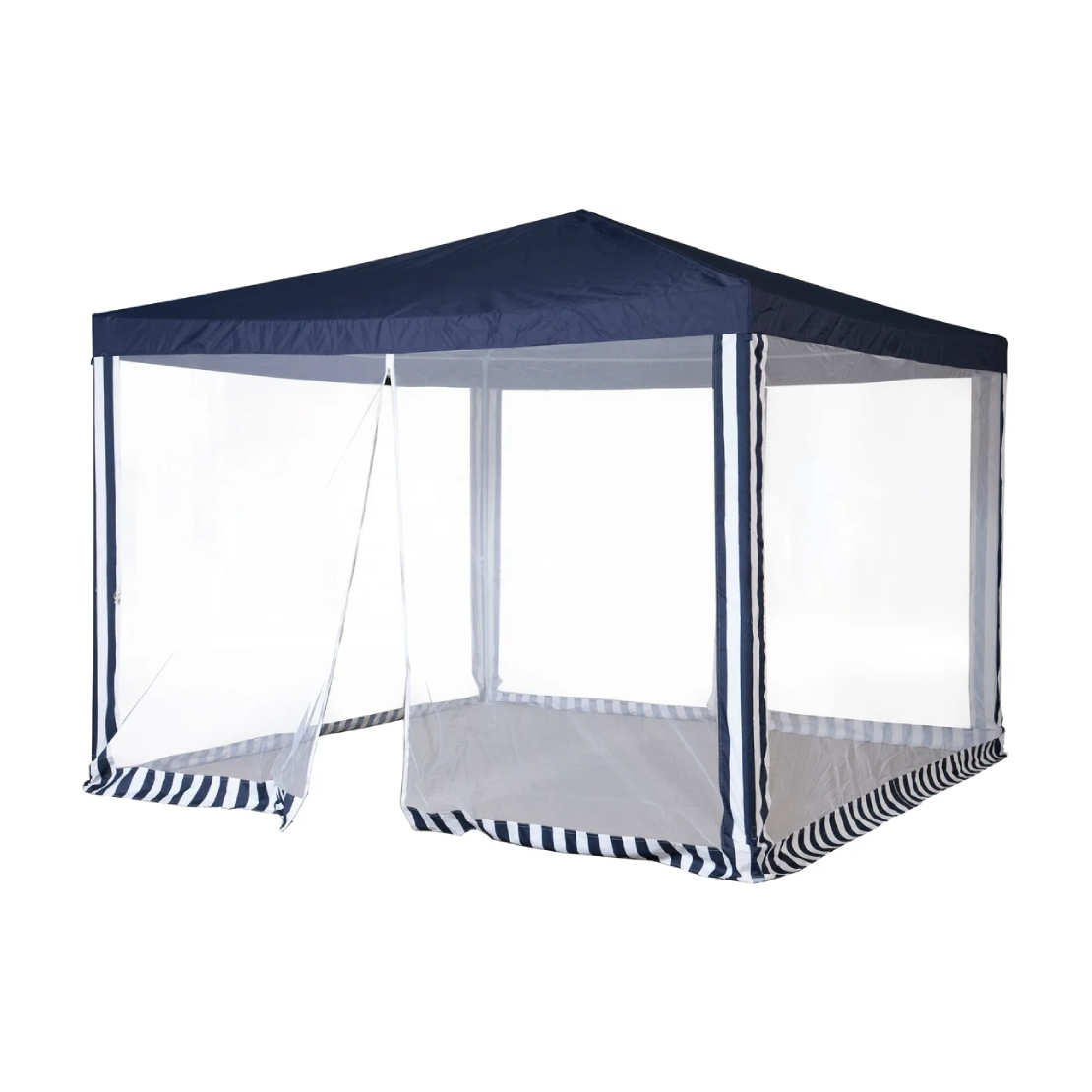 Садовый тент-шатер Green Glade 1086, 3х3х2.5 м, москитная сетка, полиэстер 160 г/м², синий