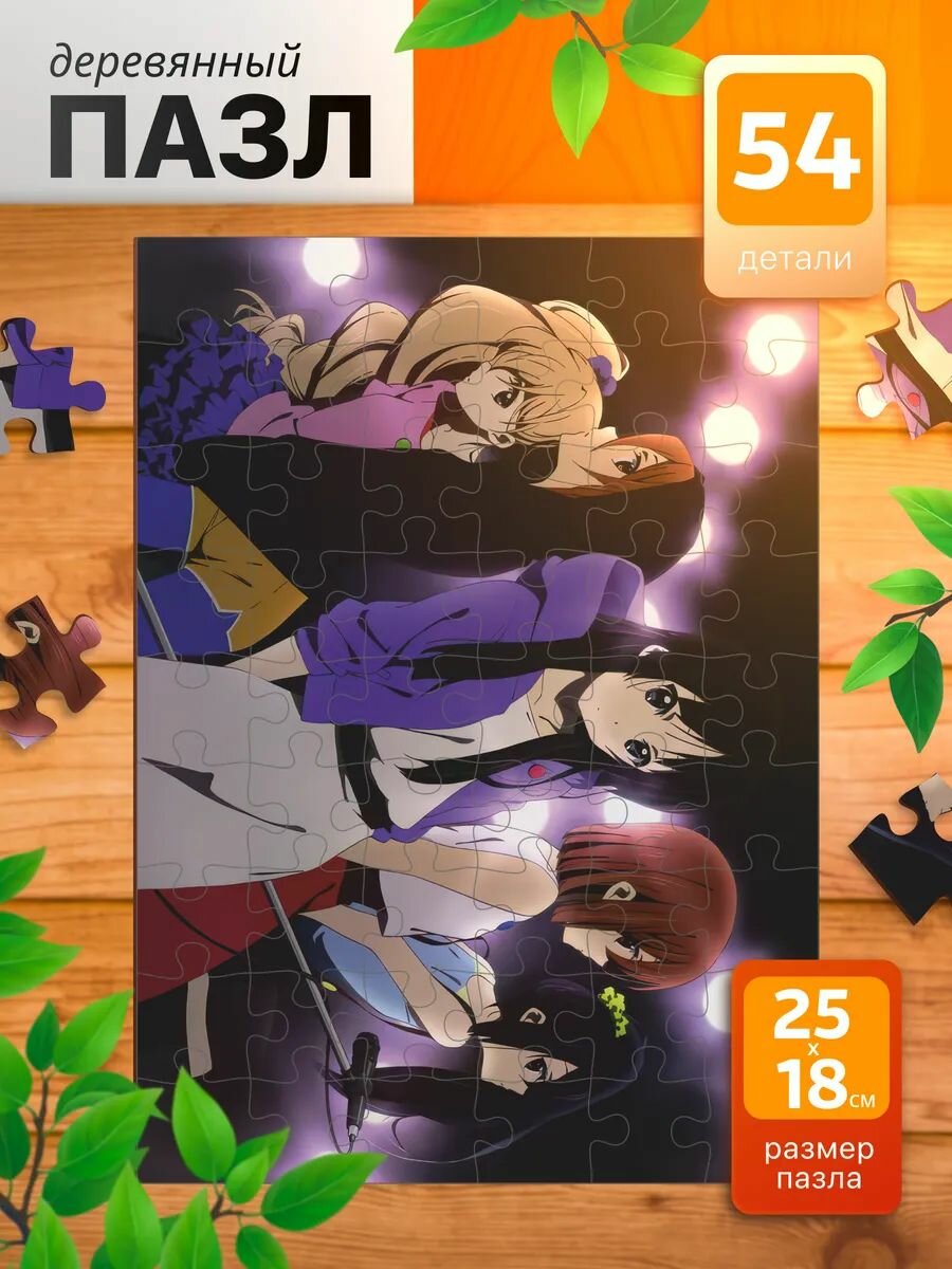 Деревянные пазлы для детей и взрослых K-on