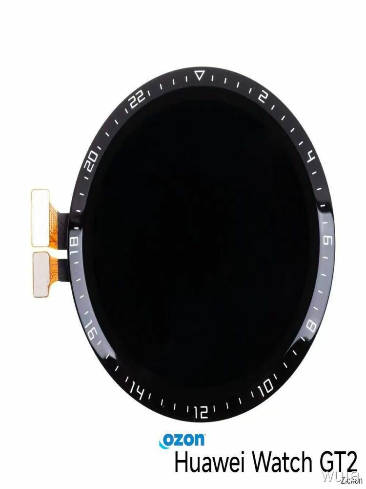 Дисплей для Huawei Watch GT2 (46 мм) в сборе с тачскрином OEM