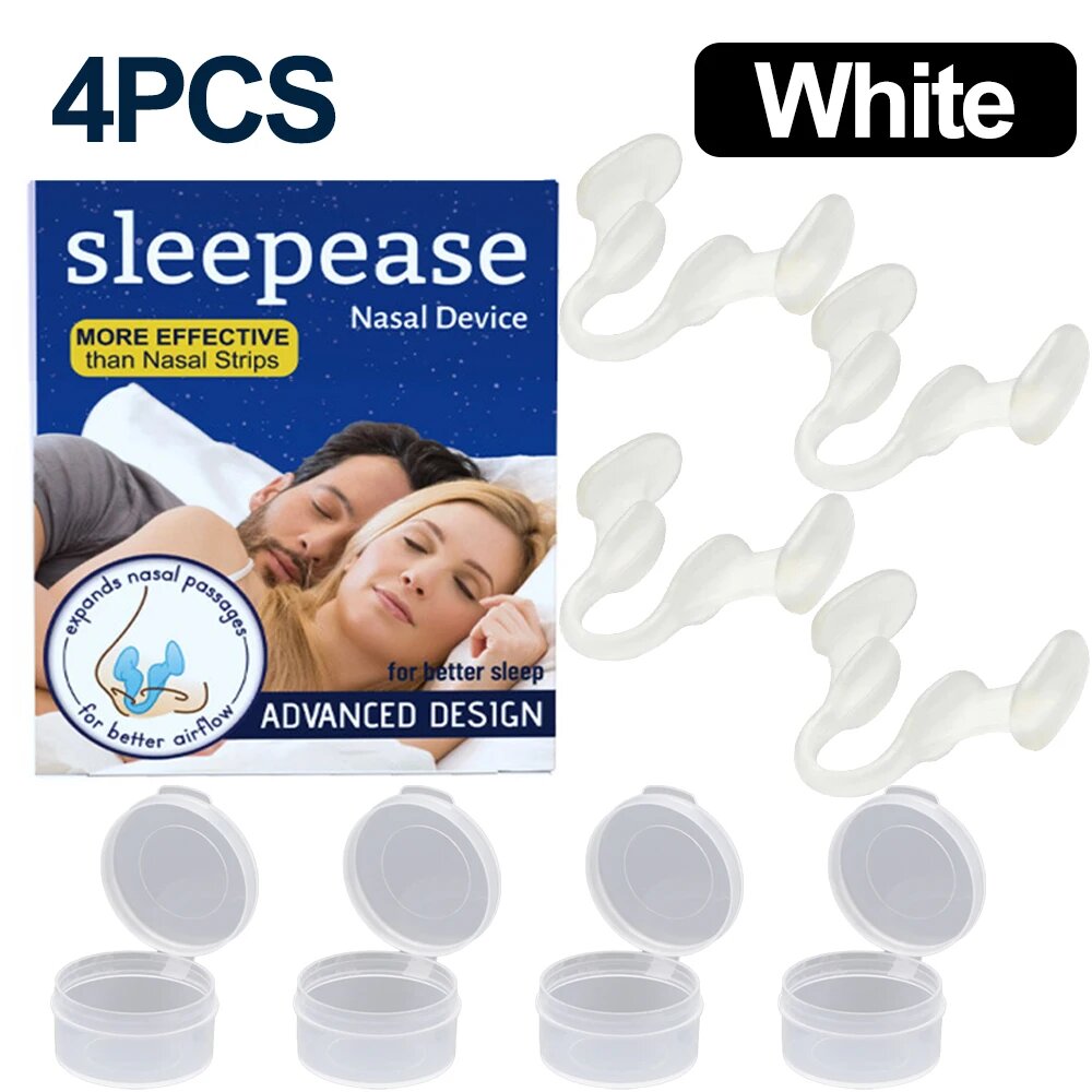 Силиконовые назальные вставки от храпа 4PCS-White