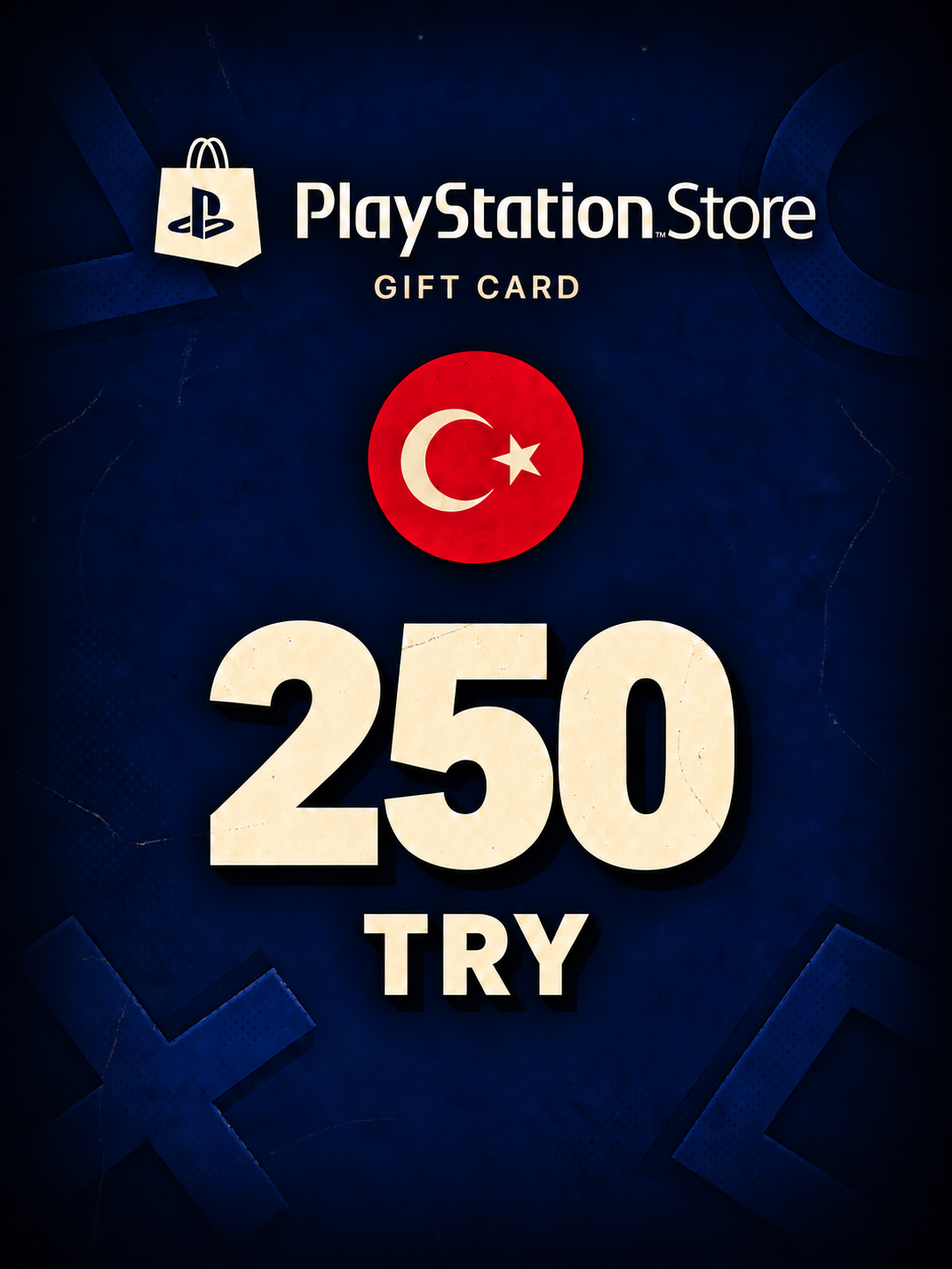 PlayStation Store Турция — подарочная карта 250 TRY/PlayStation Gift Card Turkey