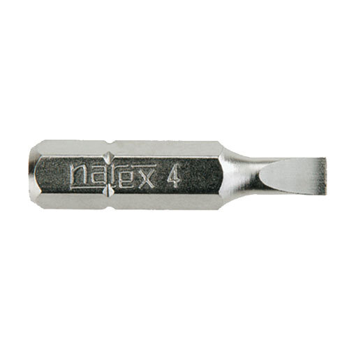 Вставка для шуруповерта шлиц 0,8x5.0, 1/4", 30мм Narex 807102