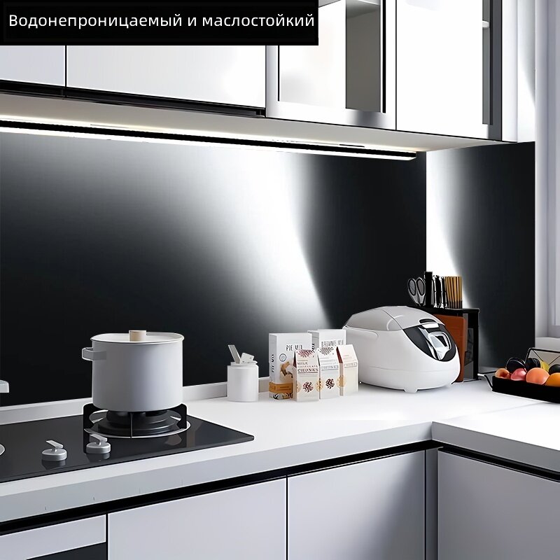 Самоклеящиеся виниловые обои для кухни 1 шт, водостойкие, маслостойкие, термостойкие, легко снимаются, декоративная наклейка для шкафов и плитки, праздничный дизайн, размер 23.62х39.37 дюйма