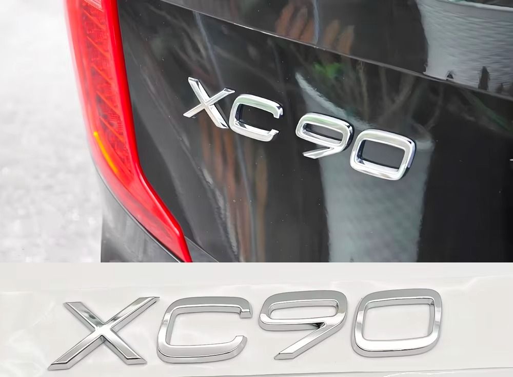 Эмблема Вольво Икс90 XC90 3D из ABS пластика на багажник