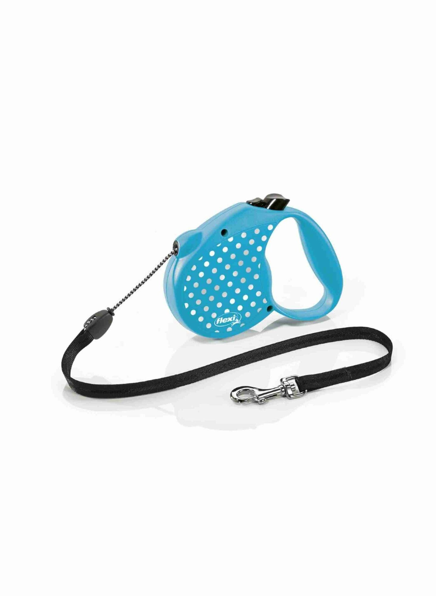 Поводок-рулетка Flexi Standart cord S 5m 12 kg blue, шт