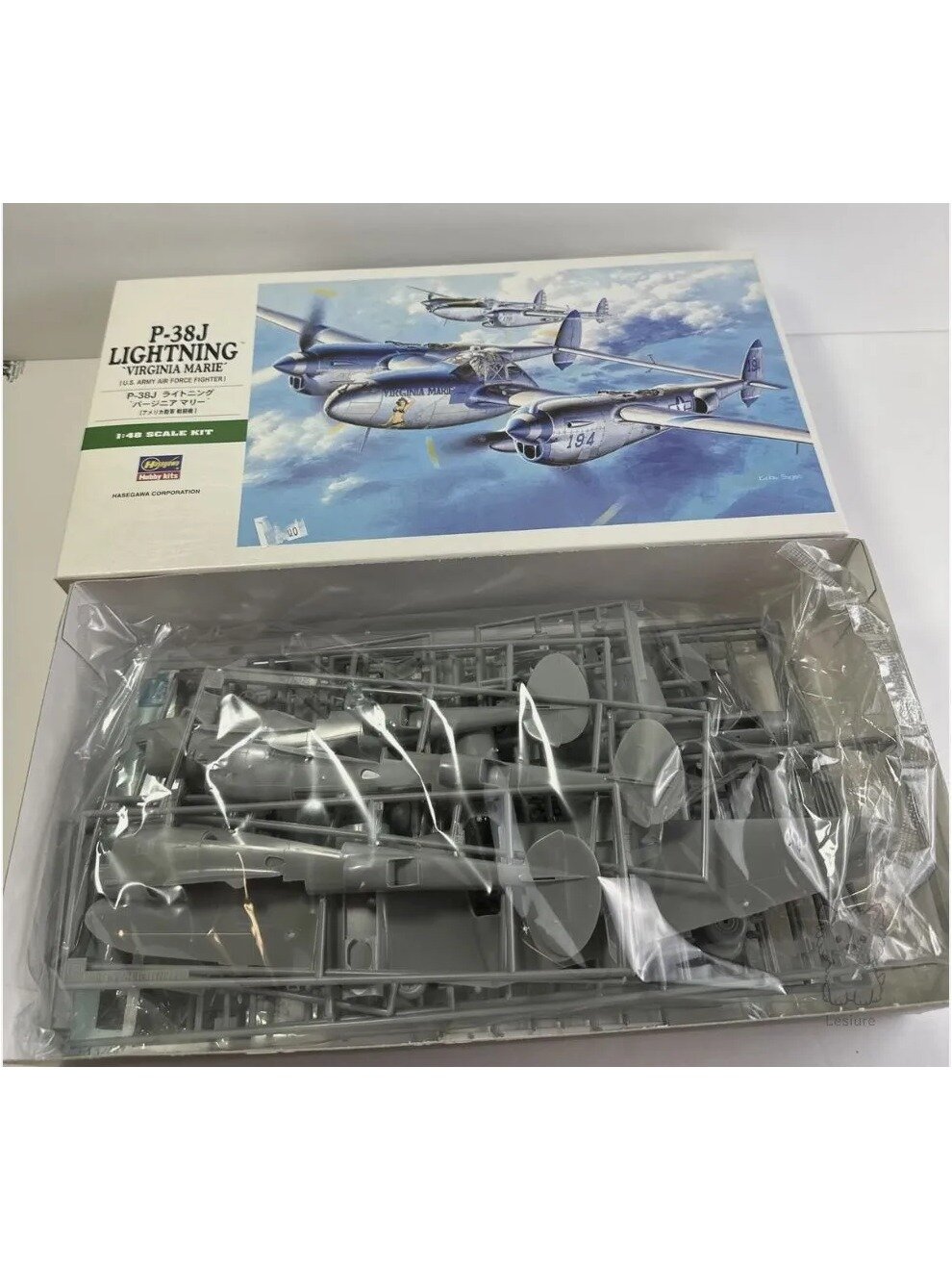 Hasegawa 09101 1/48 Истребитель ВВС армии США Lockheed P-38J Lightning "Вирджиния Мари"