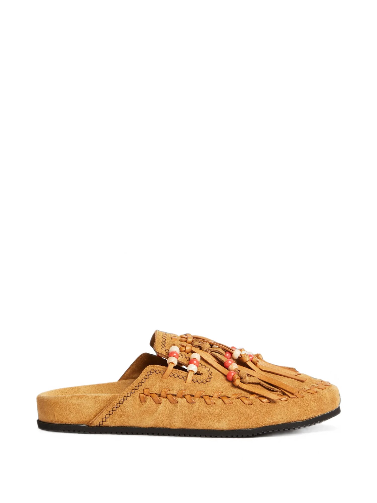 Мюли The Journey beaded fringed mules