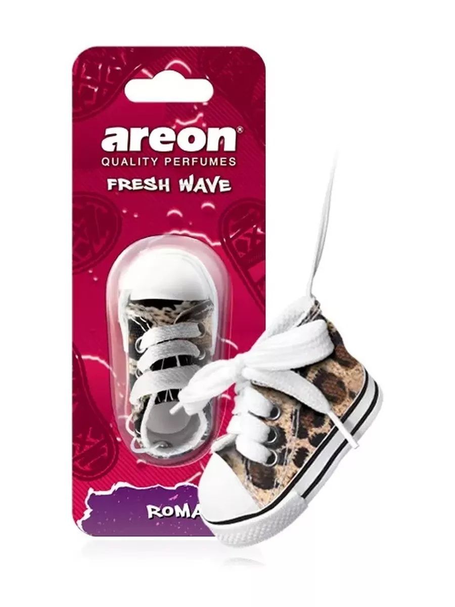 Ароматизатор AREON подвесной FRESH WAVE блистер кеда "ROMANCE" FW09