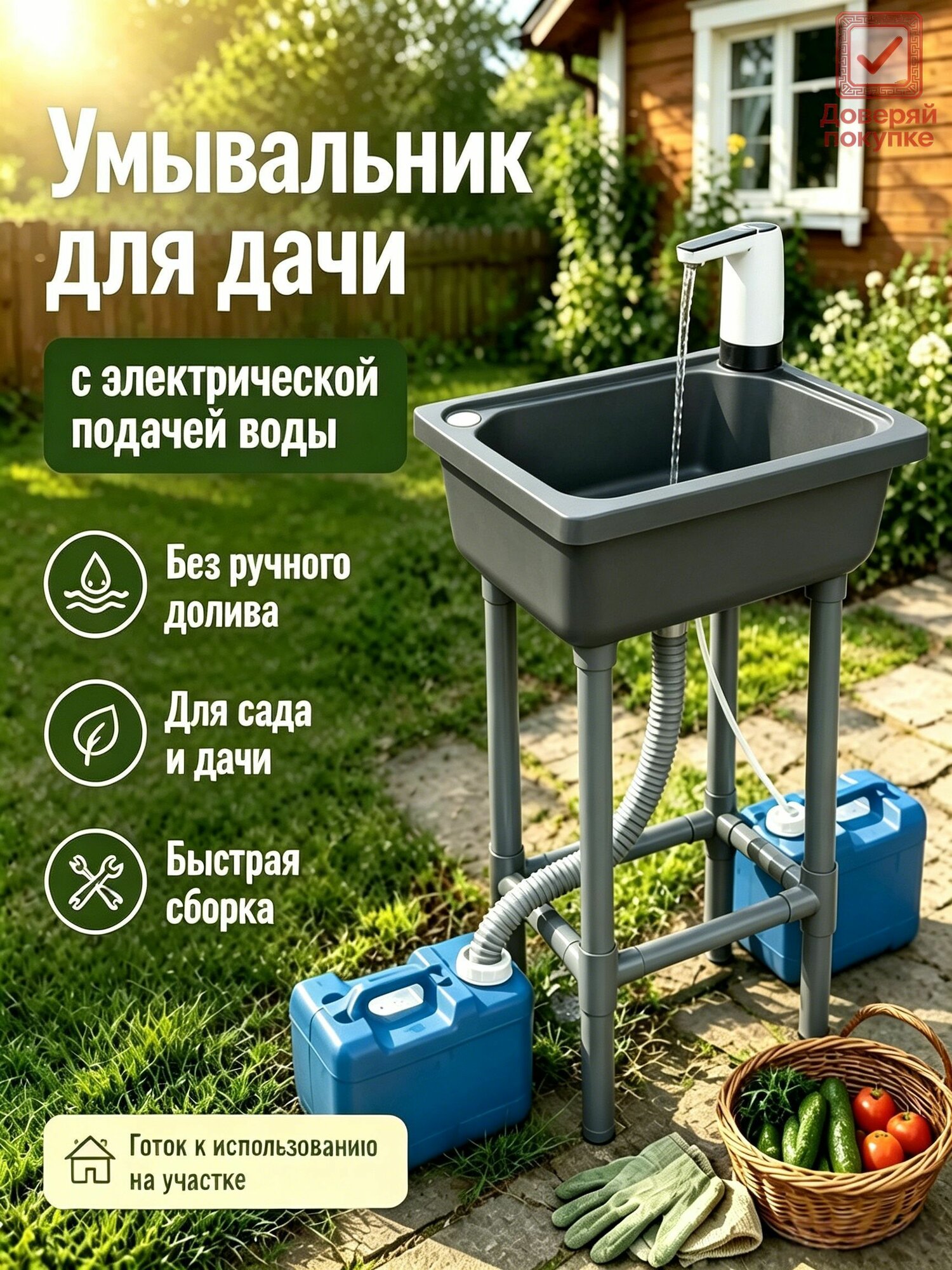 Умывальник для дачи 20 л
