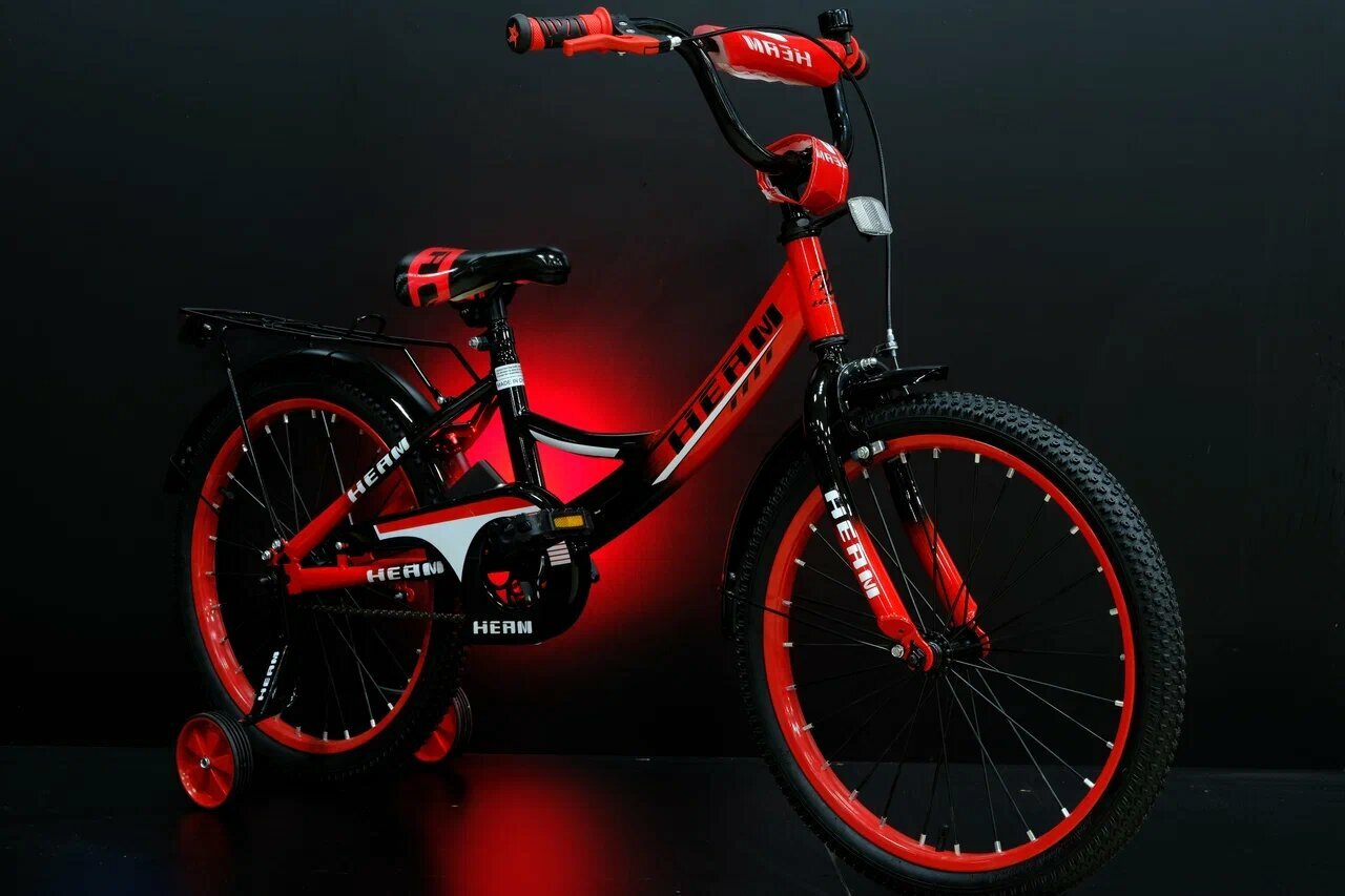 Детский велосипед Heam Classic 20 Черно-красный, 20 дюймов, 115–135см, до 70кг, односкоростной