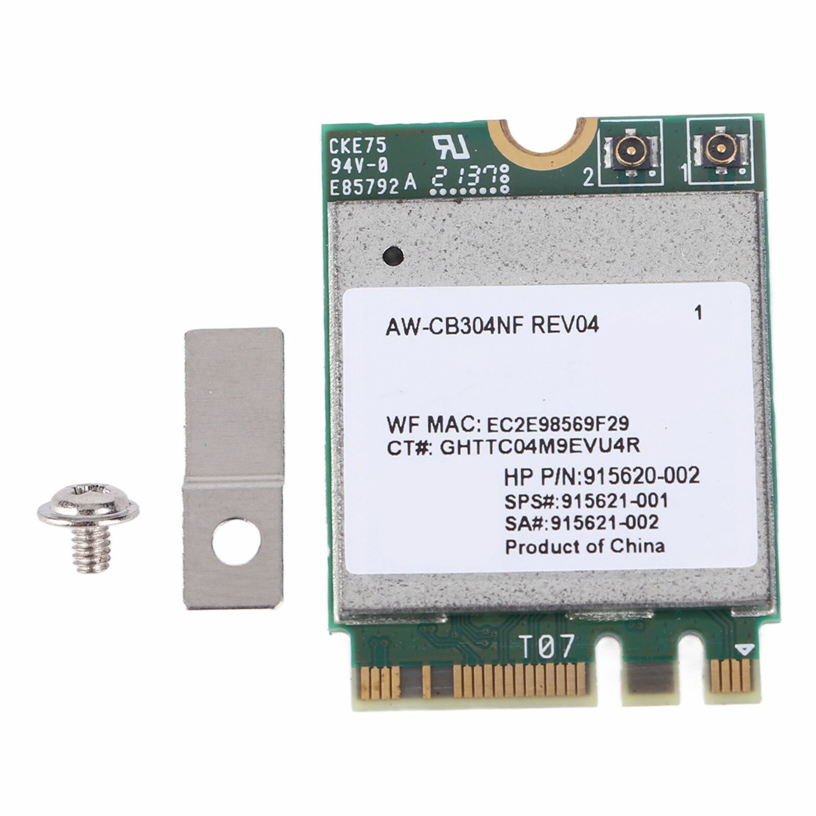 Сетевая карта AW-CB304NF, RTL8821CE, M.2, 433 Мбит/с, BT 4.2
