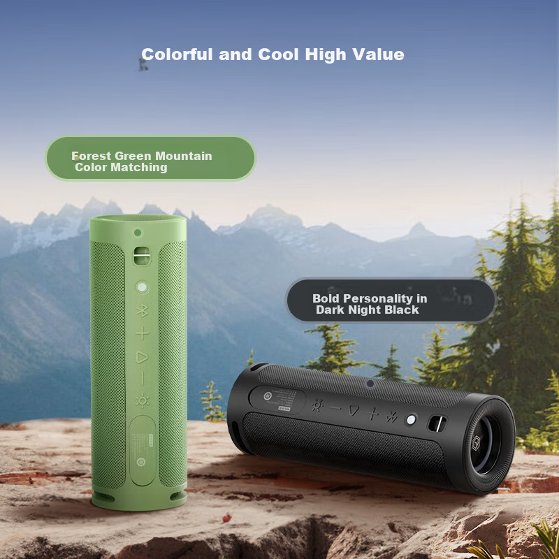 J-Beat Pro наружной Bluetooth-колонка лесная зеленая портативная цветная подсветка стереозвук IPX6 водонепроницаемая