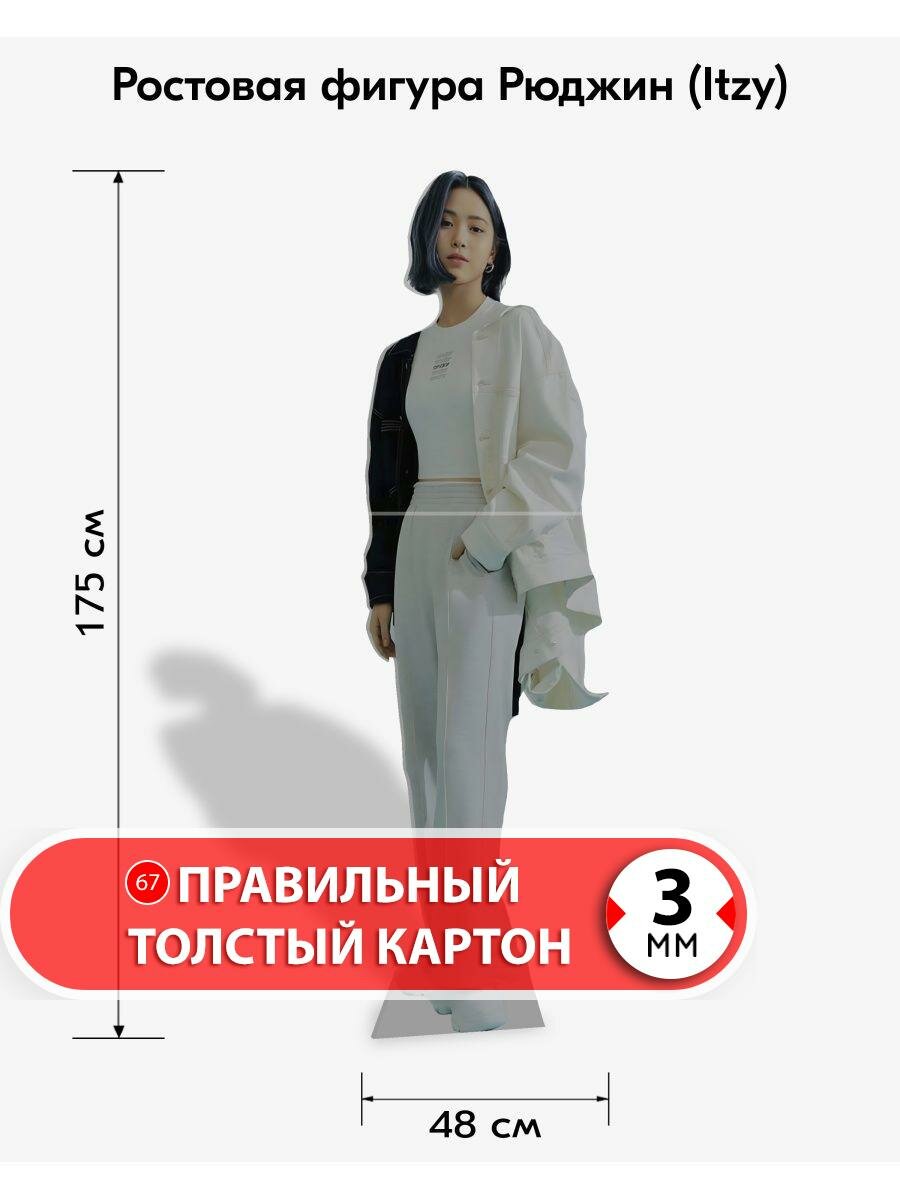 Аксессуар для фотосессий, Син Рюджин (ITZY) 4 ростовая фигура