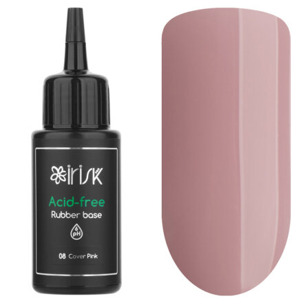 IRISK, База каучуковая бескислотная Acid-free Rubber Base (08 Cover Pink), 50 мл