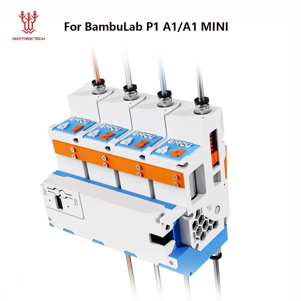 BIGTREETECH AMS MMU для Bambu Lab P1P P1S A1/A1 MINI