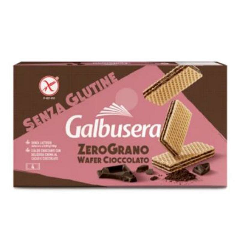Вафли безглютеновые с шоколадным кремом Galbusera 4 штуки по 45 г