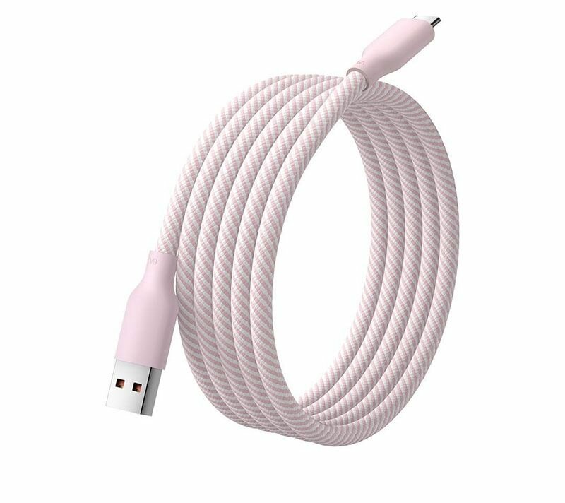 Кабель Magnetic Braided Fast Charging Data Cable 1m 6А (А to C) Pink (BHR9836CN) (Китайская Версия)