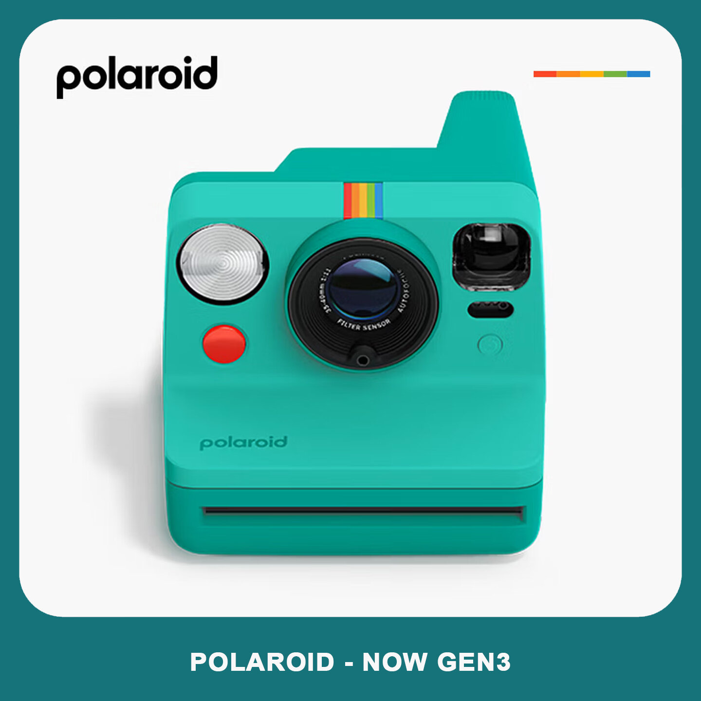 Фотоаппарат моментальной печати Polaroid Now Generation 3 - cyan