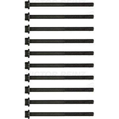 Комплект болтов ГБЦ VICTOR REINZ 14-32207-01 Ford Fiesta, Focus, C-Max, Mondeo, Maverick, Mazda 3, 5, 6, Mpv, Volvo C30, S40, V50 1.8, 2.0 00->, 10 шт