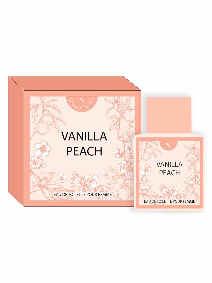 SERGIO NERO/Туалетная вода женская Vanilla Peach 50 мл
