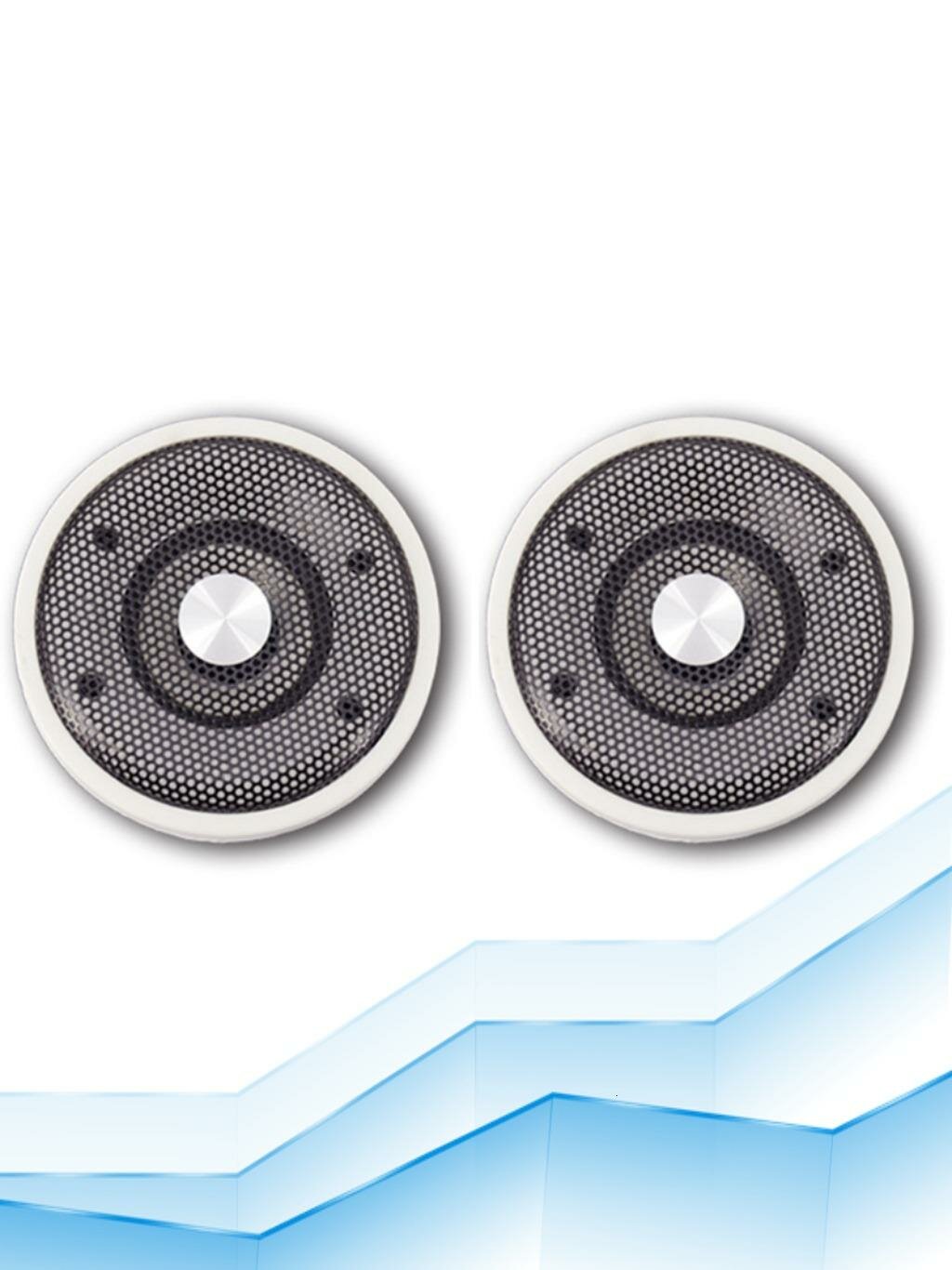 Водонепроницаемые морские потолочные акустические системы, Белый