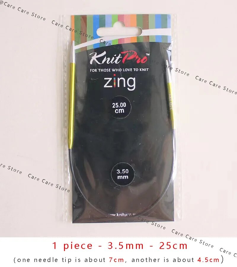 Вязальные спицы Knitpro Zing 3.5 мм, 25 см