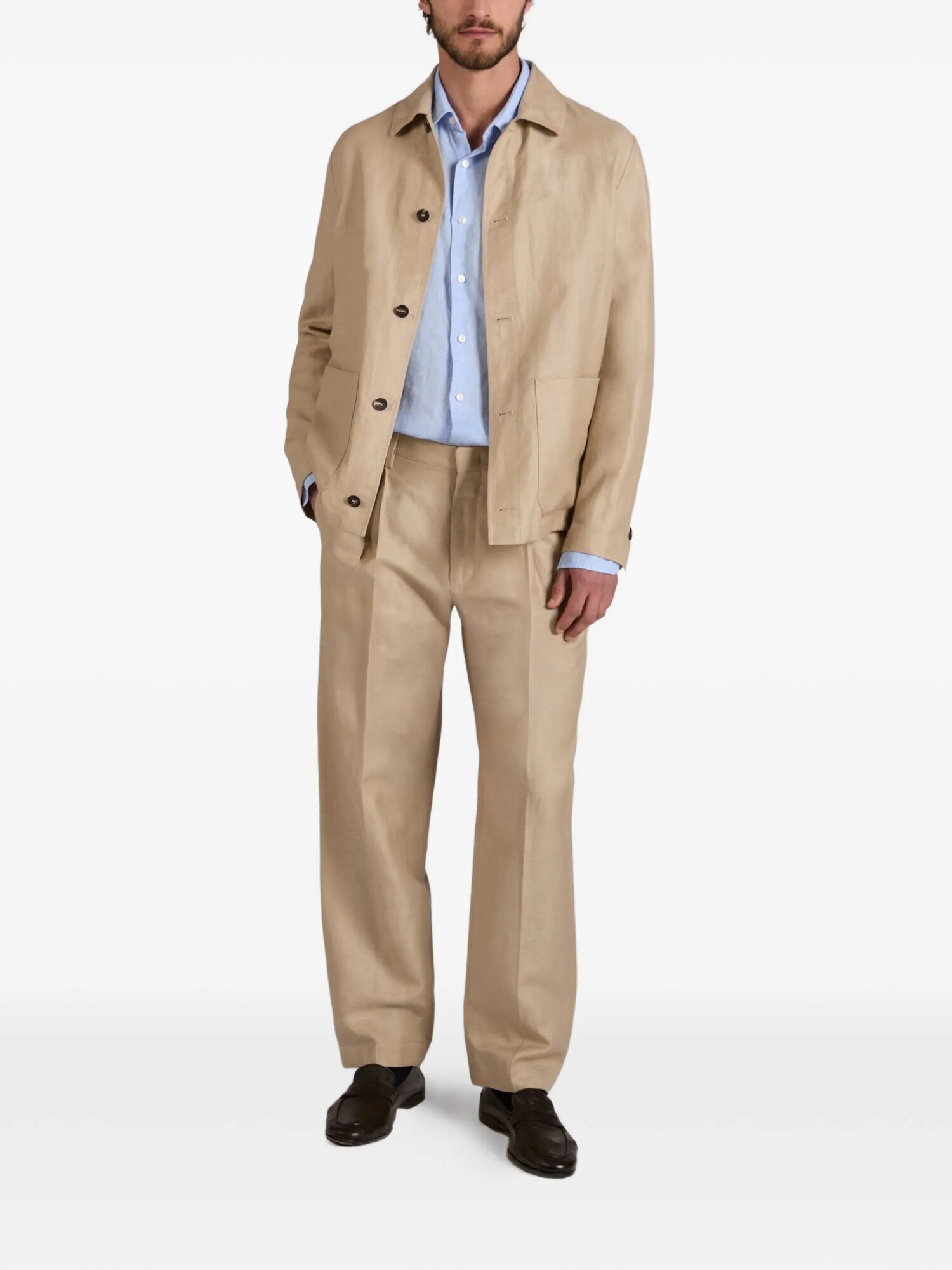 Куртка Slowear Button jacket, размер 56, разноцветный — фото 1