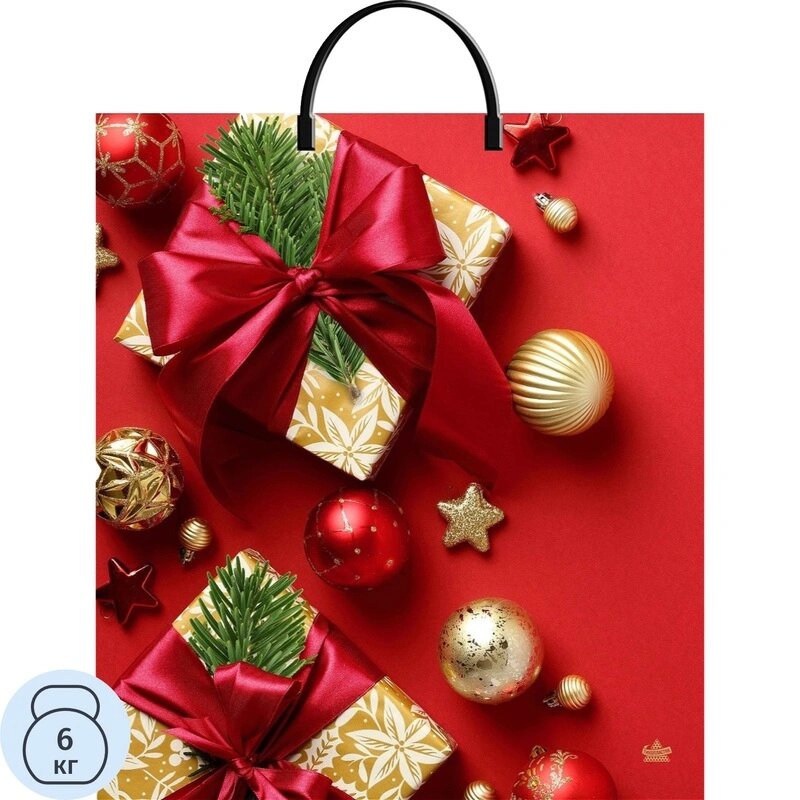 Пакет с пластиковой ручкой Идеал 44x40/100 мкм н00267647 НГ