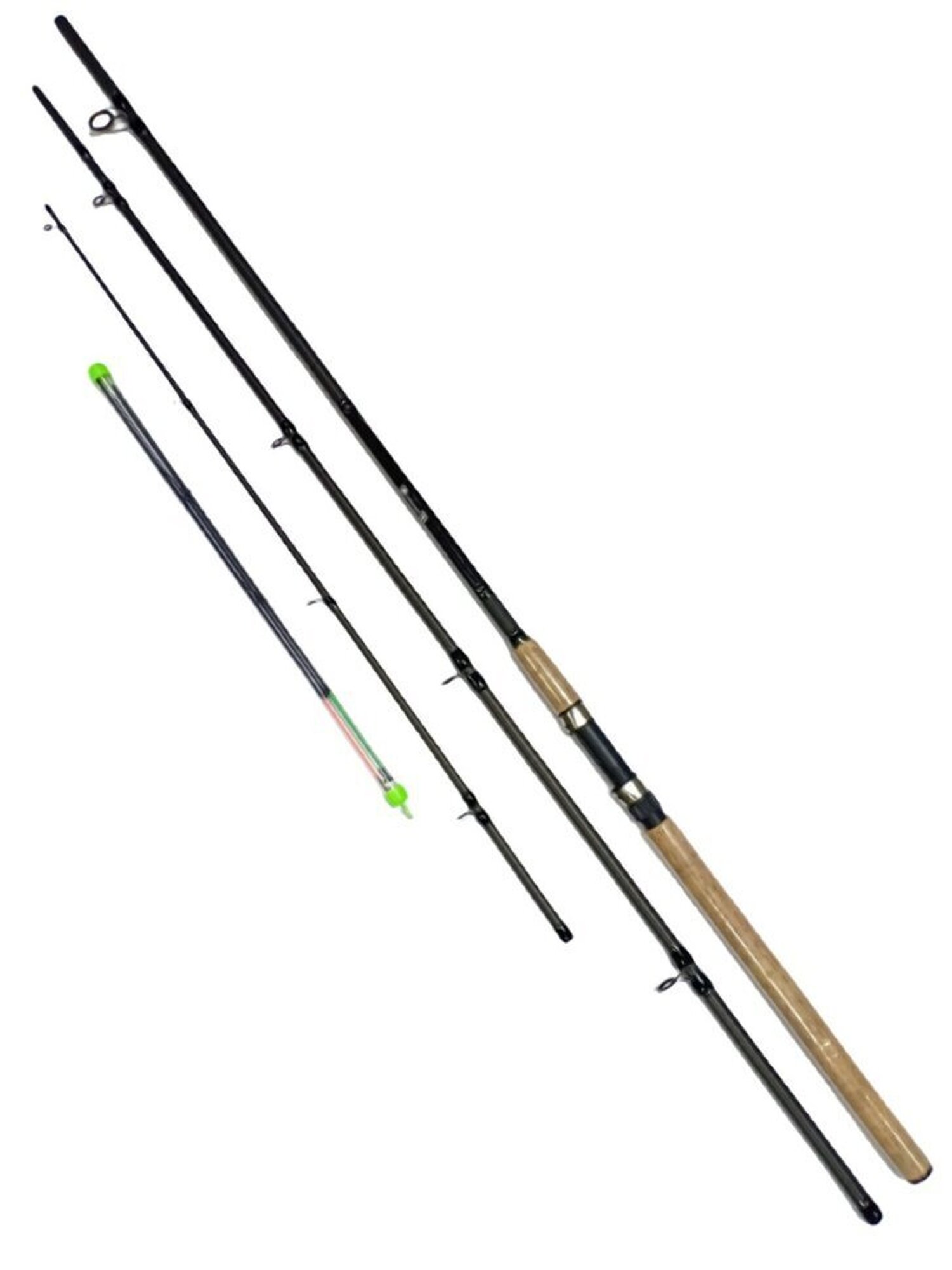 Удилище KAIDA PRO FALCONS 360, карбон, средне-быстрый строй, 180 г, чёрное