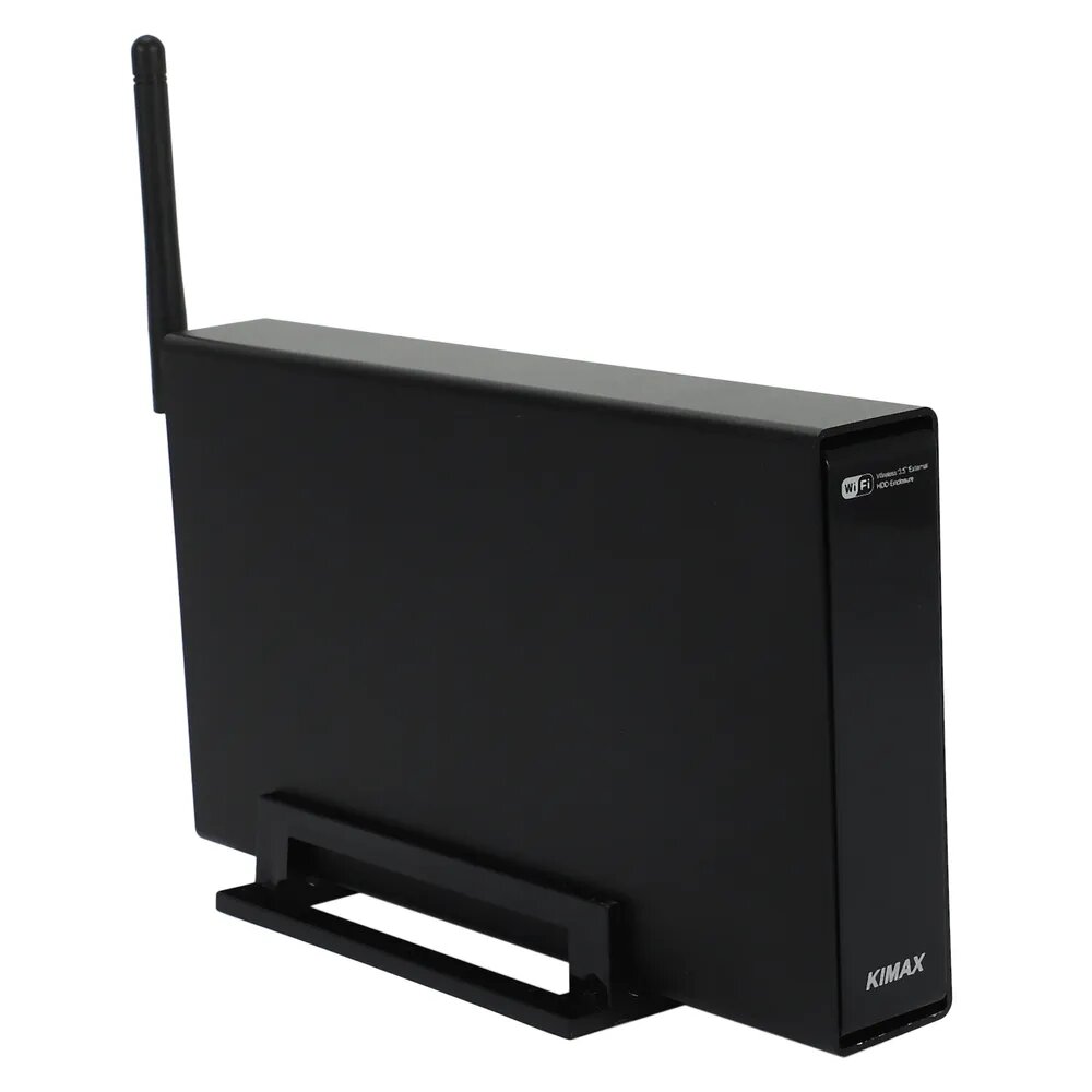 U7BLUEENDLESS Rj45 Внешний чехол совместим с жесткого диска Nas Антенна Wi-Fi Usb 3.0 Интерфейс Hdd Алюминиевый ящик 3.5 (штепсельная вилка США)-OZ5U