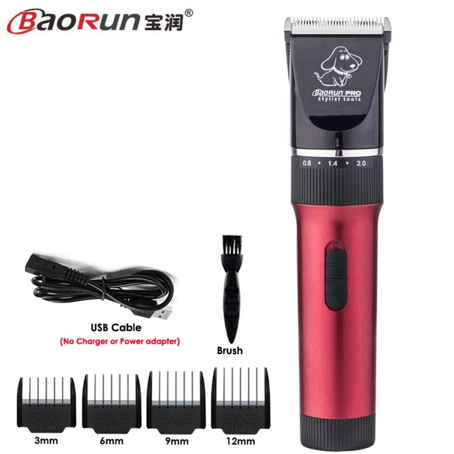 BAORUN Tриммер для собак P6, цвет NO BOX standard